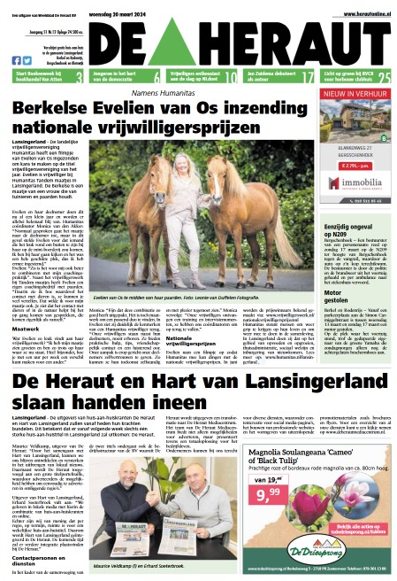 Adverteer in De Heraut | Verspreiden.com
